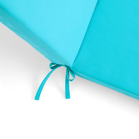 Click here for Outdoor Oasis Horizon Turquoise Fade Resistant Pat... prices