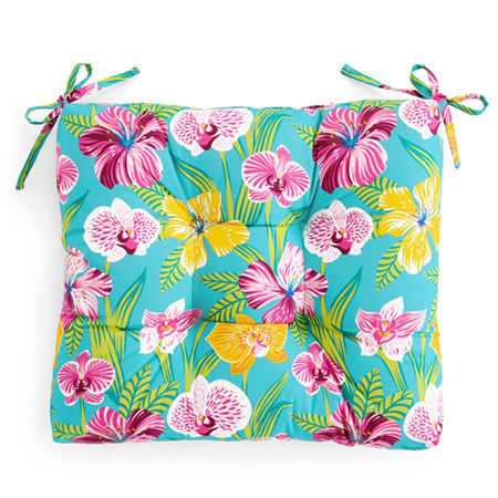 Click here for Outdoor Oasis Orchid Print Patio Seat Cushion  One... prices