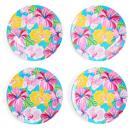 Click here for Outdoor Oasis Orchid 4-pc. Melamine Dinner Plate... prices