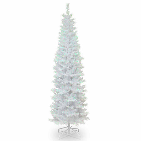 National Tree 6ft. White Iridescent Tinsel Tree