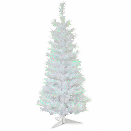 Click here for National Tree 3ft. White Iridescent Tinsel Tree prices