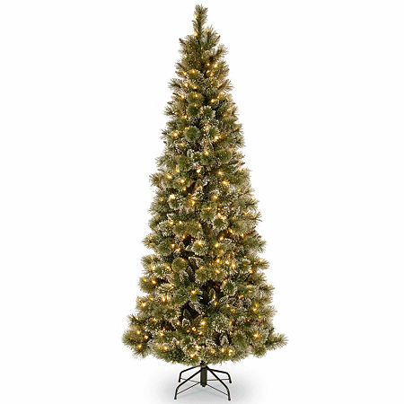 Click here for National Tree Co. Glittery Bristle Pine 7 1/2 Foot... prices