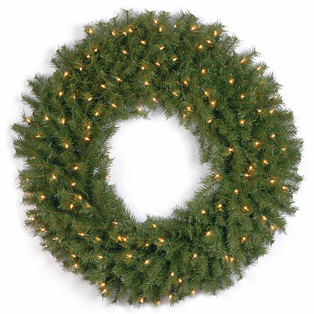 Click here for National Tree 36in. Pre-Lit Norwood Fir Wreath prices