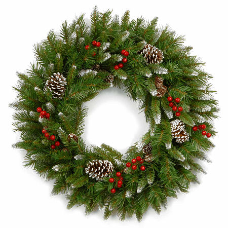 Click here for National Tree Co. Frosted Berry Wreath  One Size... prices