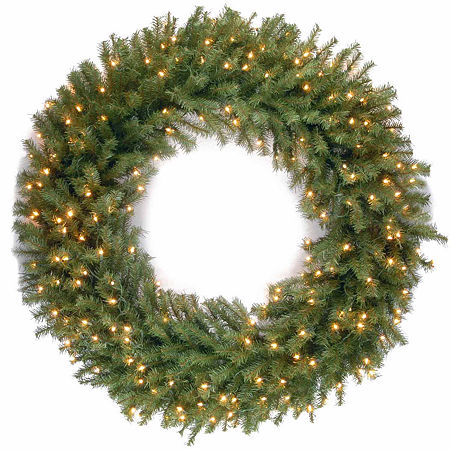 Click here for National Tree 48in. Norwood Fir Pre-Lit LED Wreath prices