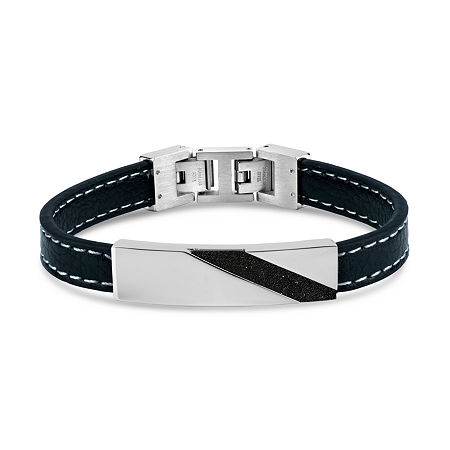 Click here for Mens Stainless Steel 9 Inch Id Bracelet  One Size prices