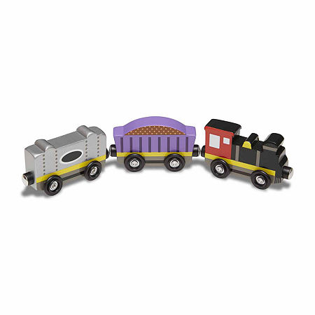 Click here for Melissa & Doug Wooden Train Cars Interactive Toy... prices