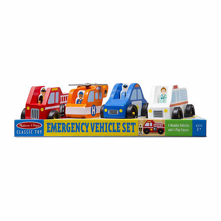 Click here for Melissa & Doug Emergency Vehicle Set 8-pc. Toy Pla... prices