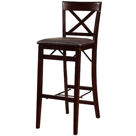 Click here for Triena X Back Folding Bar Stool  One Size  Black prices