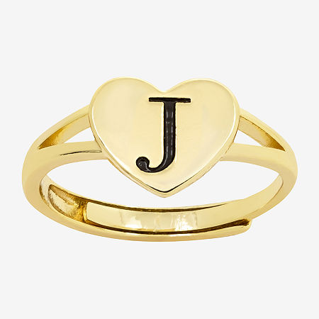 Click here for Sparkle Allure Initial Womens 2MM 14K Gold Over Br... prices