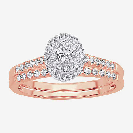 Click here for Womens 1/2 CT.T.W. Natural Diamond 10K or 14K Rose... prices