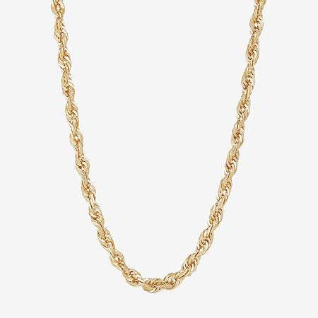 Click here for Unisex Adult 14K Gold 24 Inch Rope Chain Necklace... prices