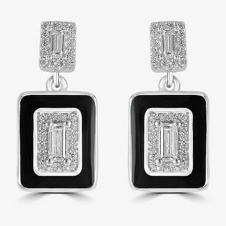 Click here for Diamonart Womens Cubic Zirconia Sterling Silver Sq... prices