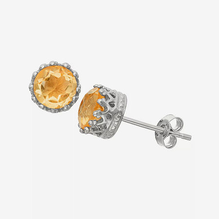 Click here for Genuine Citrine Sterling Silver Earrings  One Size... prices