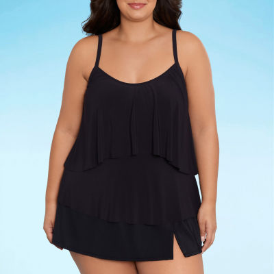 Sonnet Shores Tankini Swimsuit Top Plus - JCPenney