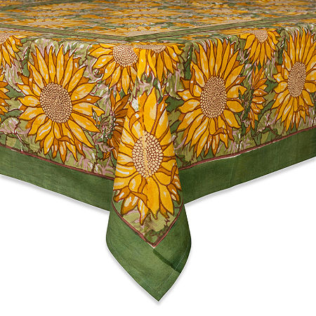 Click here for Couleur Nature Sunflower Tablecloth  One Size  Yel... prices