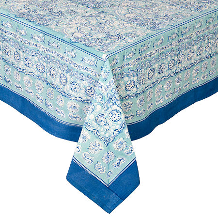 Click here for Couleur Nature La Mer Tablecloth  One Size  Blue prices