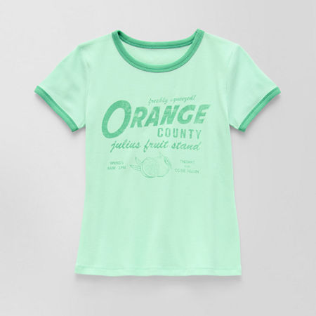 Click here for Thereabouts Rib Little & Big Kid Girls Crew Neck S... prices