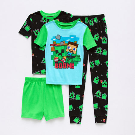 Click here for Little & Big Kid Boys Minecraft Crew Neck Short Sl... prices