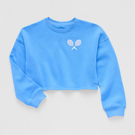 Click here for Xersion Little & Big Kid Girls Crew Neck Fleece Lo... prices