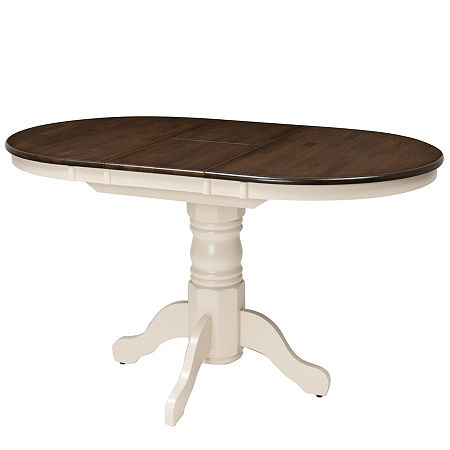 Click here for Dillon Extendable Oval Dining Table  One Size  Bro... prices