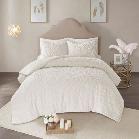 Madison Park Laetitia Medallion 3-Pc. Comforter Set  King/California King - Ivory