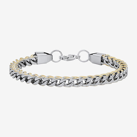 Click here for Steeltime Mens 18K Gold Over Stainless Steel Solid... prices