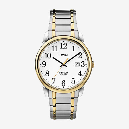 Click here for Timex Mens Two Tone Stainless Steel Expansion Watc... prices