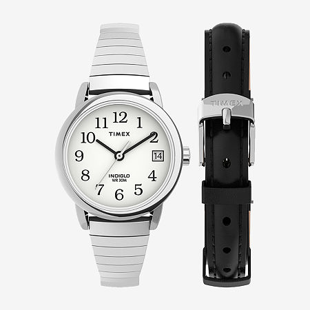 Click here for Timex Womens Silver Tone Stainless Steel Watch Box... prices