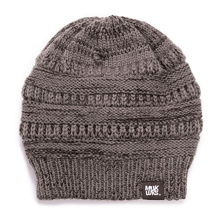 Click here for Muk Luks Mens Beanie  One Size  Gray prices