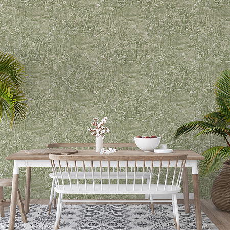 Click here for Tempaper Jungle Peel & Stick Wallpaper  One Size... prices