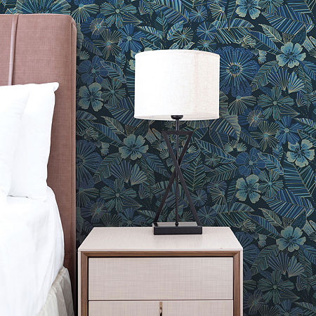 Click here for Tempaper Metallic Bloom Peel & Stick Wallpaper  On... prices