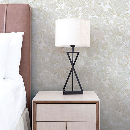 Click here for Tempaper Metallic Bloom Peel & Stick Wallpaper  On... prices