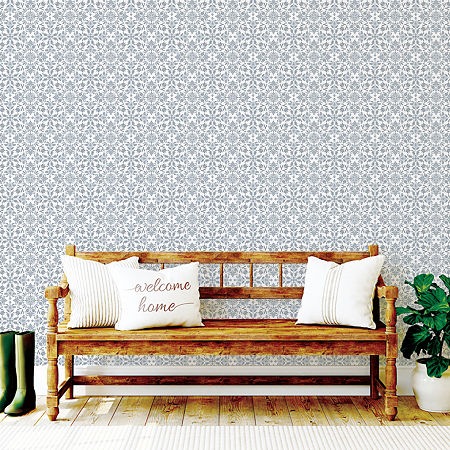 Click here for Tempaper Ornamental Tile Peel & Stick Wallpaper  O... prices