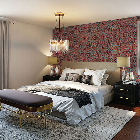 Click here for Tempaper Ornate Medallion Peel & Stick Wallpaper... prices