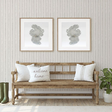 Click here for Tempaper Nautical Stripe Peel & Stick Wallpaper  O... prices