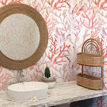 Click here for Tempaper Coral Reef Peel & Stick Wallpaper  One Si... prices