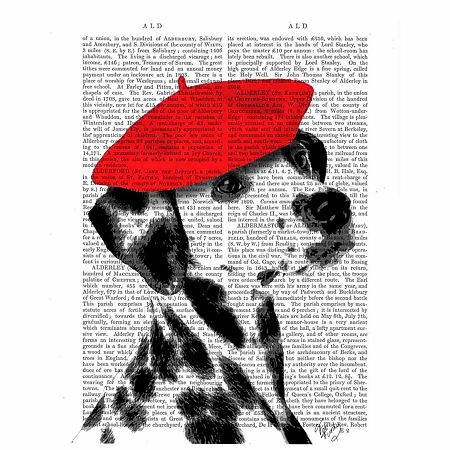 Click here for Dalmatian With Red Beret Canvas Wall Art  One Size... prices