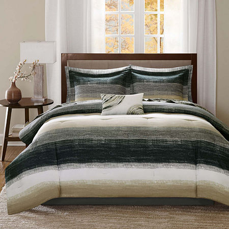Madison Park Essentials Saben 9-Pc.Comforter Set  King - Taupe