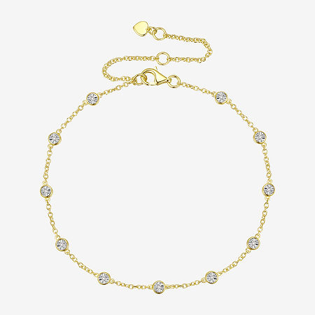 Click here for 1/10 CT. T.W. Diamond Strand Bracelet in Sterling... prices