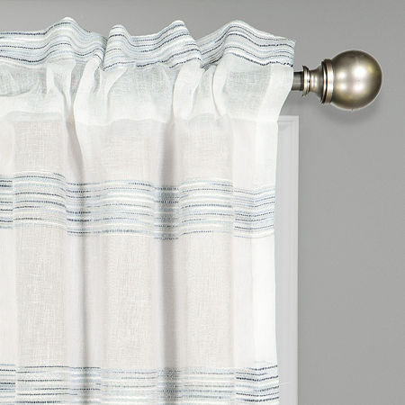Click here for Vue Kyoto Back Tab Sheer Single Curtain Panel  One... prices