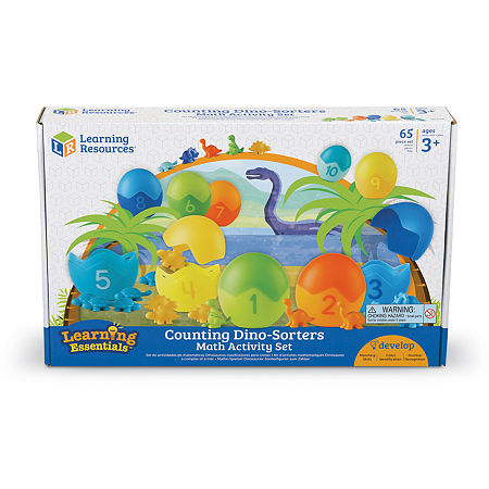 Learning Resources Learning Essentials - Counting Dino-Sorters Math Activity Set