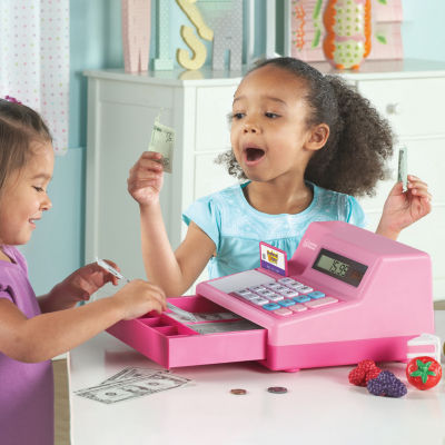 Learning Resources Pretend N Play® Calculator Cash Register In Pink ...
