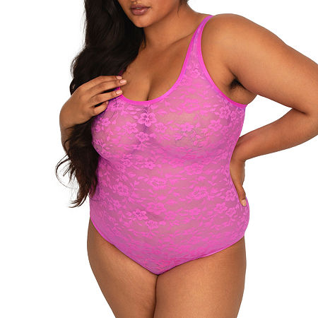 Click here for Curvy Couture No Show Lace Bodysuit- 1604  3x-larg... prices