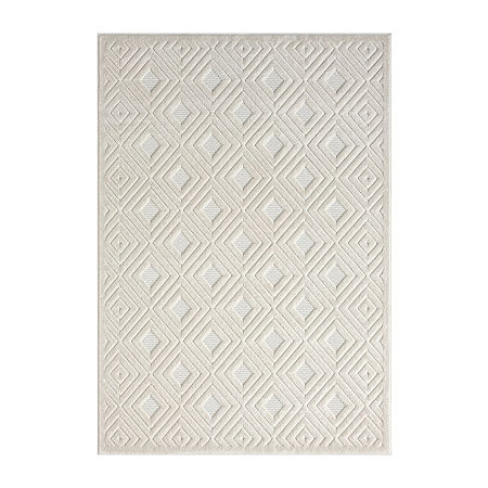 Lr Home Adonis Atl-412 710x910 Outdoor Area Rug - Ivory