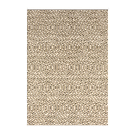 Lr Home Adonis Atl-418 5x7 Outdoor Area Rug - Beige