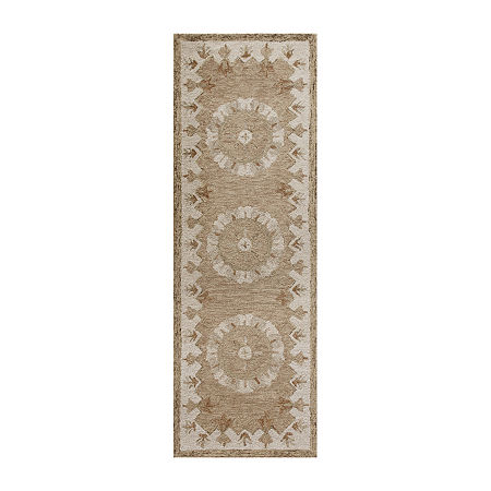 Lr Home Arabella ABA706 23 x 69 Runner Area Rug - Tan  Beige