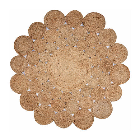 Click here for Brynn Zila Dots Braided Stain Resistant Indoor Rou... prices