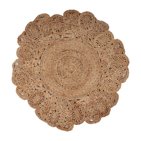 Click here for Brynn Frey Floral Braided Stain Resistant Indoor R... prices