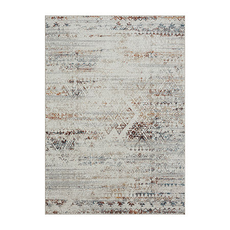 Lr Home Lavish Lanhm-272 5 x 7 Area Rug - Ivory  Gray